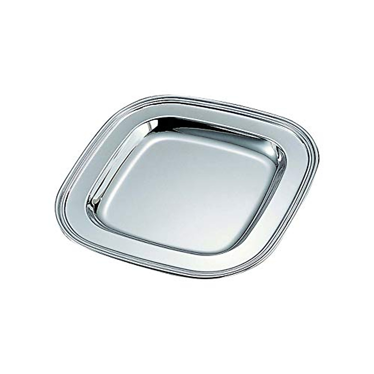 Square Tray in Nickel Finish (11.5 in. L x 11.5 in. W)