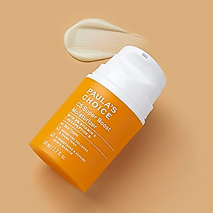 Paula’s Choice C5 Super Boost Moisturizer with 5% Vitamin C, Polyglutamic Acid & Squalane, Daily Face Lotion for Lightweight Hydration, Discoloration, Uneven Tone, Fine Lines & Acne-Prone Skin, Fragrance-Free & Paraben-Free 1.7 Fl Oz.