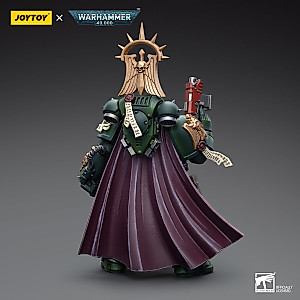 LEBOO JOYTOY Warhammer 40K 1/18 Action Figure Dark Angels Master with Power Fist 4.88in height Joy Toy Models