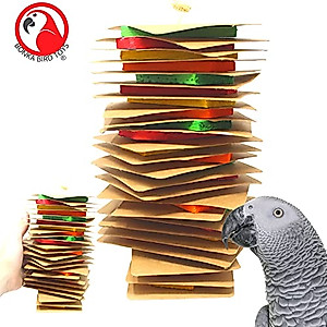 Bonka Bird Toys 1821 Medium Card Tower Toy cage Parrot cage African Grey Conures