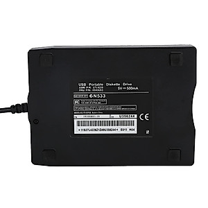 Hilitand USB 3.5 inch External Floppy Disk Drive,Portable Full Speed/12 Mbps,720KB/1.44MB FDD Universal Disk Drive for PC Laptops Desktop,for for OS X