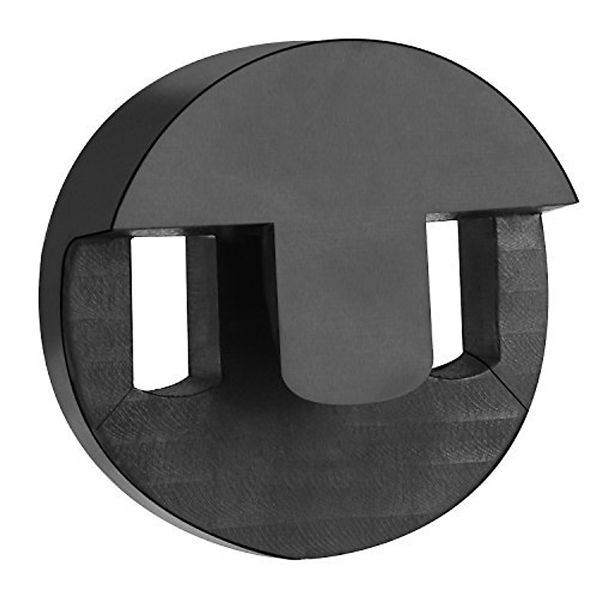 Canomo 1 Pack Tourte Style Cello Mute Round Two Hole Mute, Black