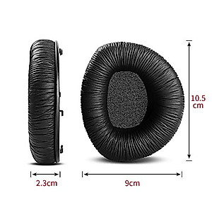 YDYBZB Ear Pads Cups Replacement HDR160 HDR170 HDR180 RS160 RS170 RS180 Compatible with Sennheiser HDR HDR160/170/180 RS RS160/170/180 Headphone (Wrinkled Leather HDR/RS160/170/180)