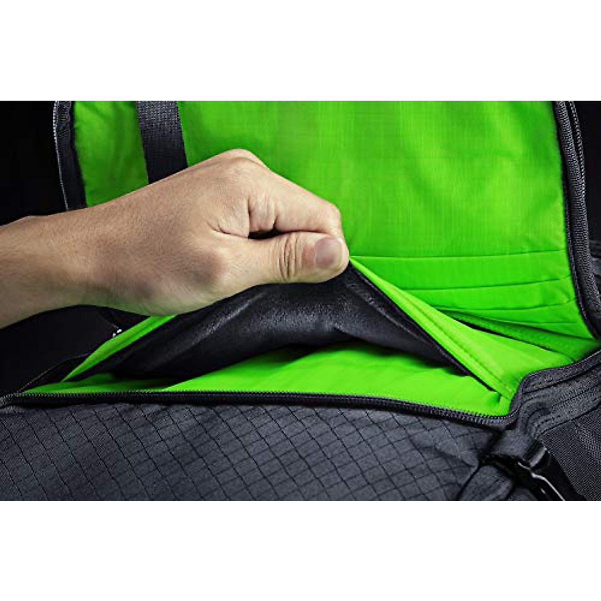 Razer Tactical v2 17" Laptop Backpack: Tear & Water Resistant Exterior - Roll Top for Increased Capacity - Scratch-Proof Interior - Fits 15 inch Laptops – Black