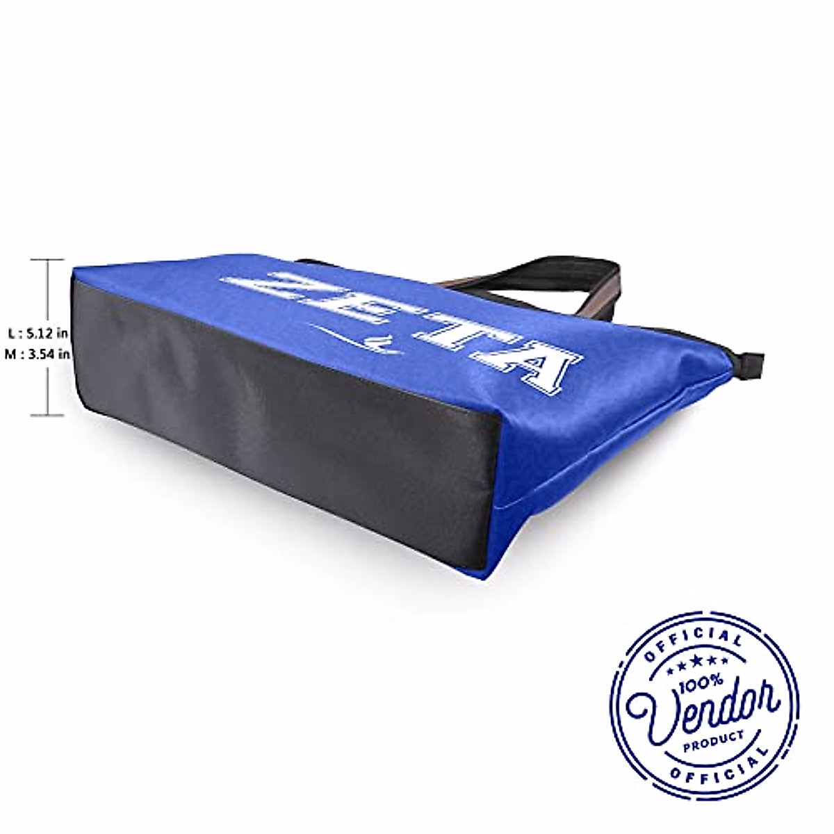 BBGREEK Zeta Phi Beta Paraphernalia - Market Tote or Shoulder Bag - Letters - Sorority Gifts for Women - Official Vendor