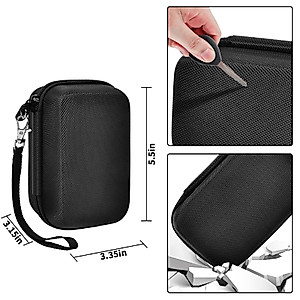 Comecase Digital Camera Carrying Case Compatible with CAMKORY/for VAHOIALD/for Canon PowerShot G7X/ for Kodak Pixpro/for Sony DSCW800 Compact Small Camera Storage Bag for Boys Girls Kids - Black