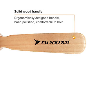 SUNBIRD Beard Brush For Men (Soft brush),Bristle brushes，Men's Beard Grooming Tools And Beard Styling Daily Care