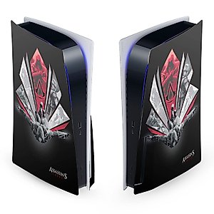 Head Case Designs Officially Licensed Assassin's Creed Leap Of Faith Graphics Vinyl Faceplate Sticker Gaming Skin Decal Cover Compatible With Sony PlayStation 5 PS5 Disc Edition Console