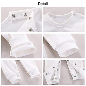 Marinas Unisex Baby Cotton Long-Sleeve Bodysuits MVP-24 Romper Jumpsuit