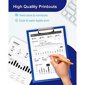 58A CF258A Toner Cartridge (with Chip) Replacement for HP 58A 58X CF258A CF258X Toner Cartridge Compatible with Laserjet Pro M404n M404dn M404dw MFP M428fdw M428dw M428fdn M404 M428 Toner (2 Black)