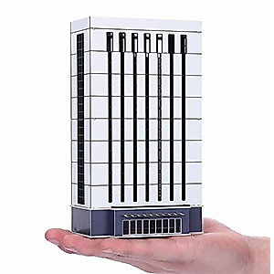 EatingBiting（R） N Scale 1/150 1/160 Modern Enterprise Government Skyscraper Buildings Models Realism Scene for DIY Sand Table Garden Micro Landscape Ornaments Decor Supply DIY Player Spray Painting