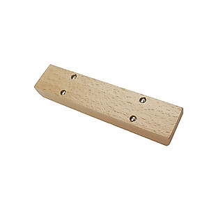 Risbay 1Set Wood and Stainless Steel 1- Tone Wind Chime with Wooden Mallet for Yoga Music Instrument,Class Management, Meditation