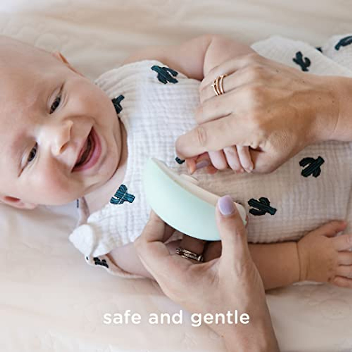 Olababy Rechargeable Electric Baby Nail Trimmer | Newborn Nail Clipper | Electronic File for Babies | Infant/Toddler Nail Grooming Kit | Portable Manicure Essentials | LED Light Fingernail Cutter Set