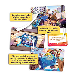 Scorpion Masqué Flashback (Zombie Kidz) | Cooperative Game for Kids and Families | Ages 7+ | 1 to 4 Players | 30 Minutes