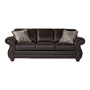 Roundhill Furniture Leinster Sofas, Espresso