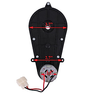 2 Pcs Kids Ride on Car Gearbox 550 12V Motor 30000RPM, Motorcycles High Speed RS550 Drive Engine Match Specific Children Ride on Toys