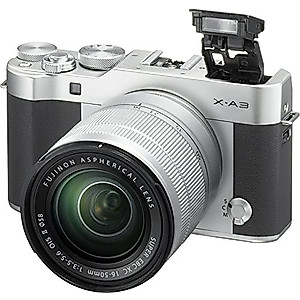 Fujifilm X-A3 Mirrorless Camera XC16-50mm F3.5-5.6 II Lens Kit - Silver