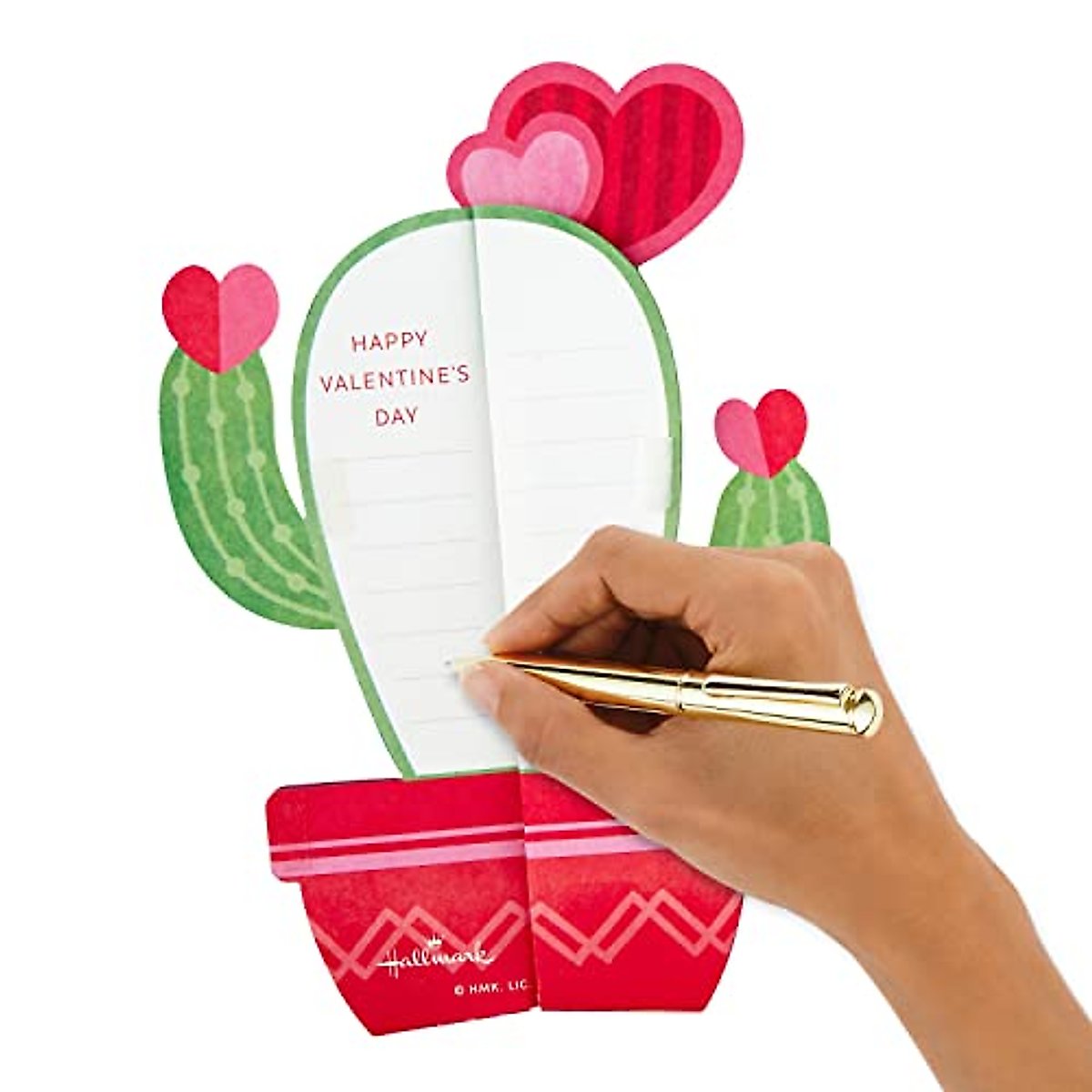 Hallmark Paper Wonder Pop Up Valentines Day Card (Cactus)