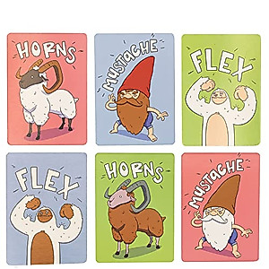 Gatwick Games Yeti Slap - Hilarious, Addictive & Competitive Card Game with Yetis, Best Card Games for Families, Adults, Teens, and Kids, Great Stocking Stuffers and Couples Games, 2-6 Players