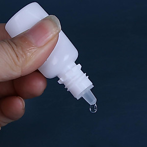 UUYYEO 25 Pcs 10ml Plastic Empty Squeezable Dropper Bottles Eye Liquid Dropper Bottles Eye Drop Bottle Dropping Bottles Small Juice Bottles Essential Oil Sample Bottles