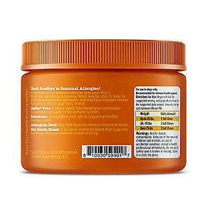 Zesty Paws Dog Allergy Relief - Dog Itching Skin Relief - Dog Probiotics for Itchy Skin and Itchy Ears - Dog Allergy Chews - Dog Itch Relief - Dog Skin Allergy Relief - Lamb - 50ct