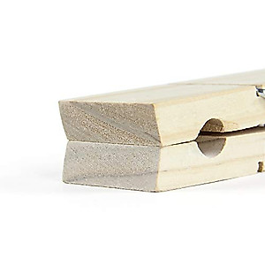 RIVERKING Big Clothes Pin, 1 PC Large Clothes Clip, 9 Inch Wooden Giant Clothespin, Natural Wood Jumbo Clothespin for DIY Crafts, Wedding and Bathroom Decoration