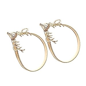 Garneck 2pcs Curtain Shower Curtain Straps Antler Curtain Holdbacks Curtain Cord Tieback Torkstrap Shower Curtain Spring Decorative Curtains Metallic Curtains Simple Curtain Holders Golden