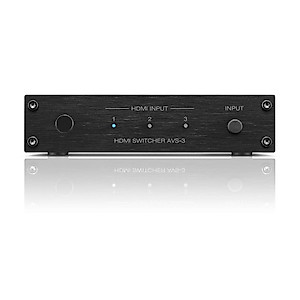 Denon AVS-3BK 3-Port (3 In/1 Out) 8K HDMI Switcher (Black)