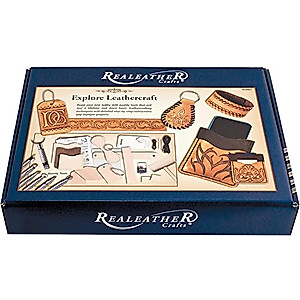 Realeather Explore Leathercraft Kit, Brown