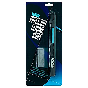 VViViD Precision Gliding Craft Hobby Knife, Retractable, Safety locking, 5 Replacement Blades