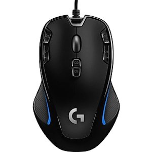 Logitech G300s Optical Ambidextrous Gaming Mouse - 9 Programmable Buttons, Onboard Memory (Renewed)