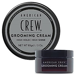 American Crew Men's Grooming Cream, Like Hair Gel with High Hold & High Shine, 3 Oz (Pack of 1)
