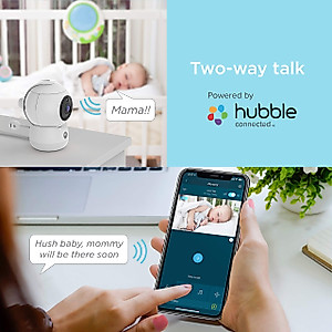 Motorola Peekaboo WiFi 1080p Video Baby Monitor - Multi-Color Night Light, Two-Way Audio, Infrared Night Vision – 360 Degree Remote Pan Scan and Digital Zoom/Tilt, Soothing Sounds & Lullabies