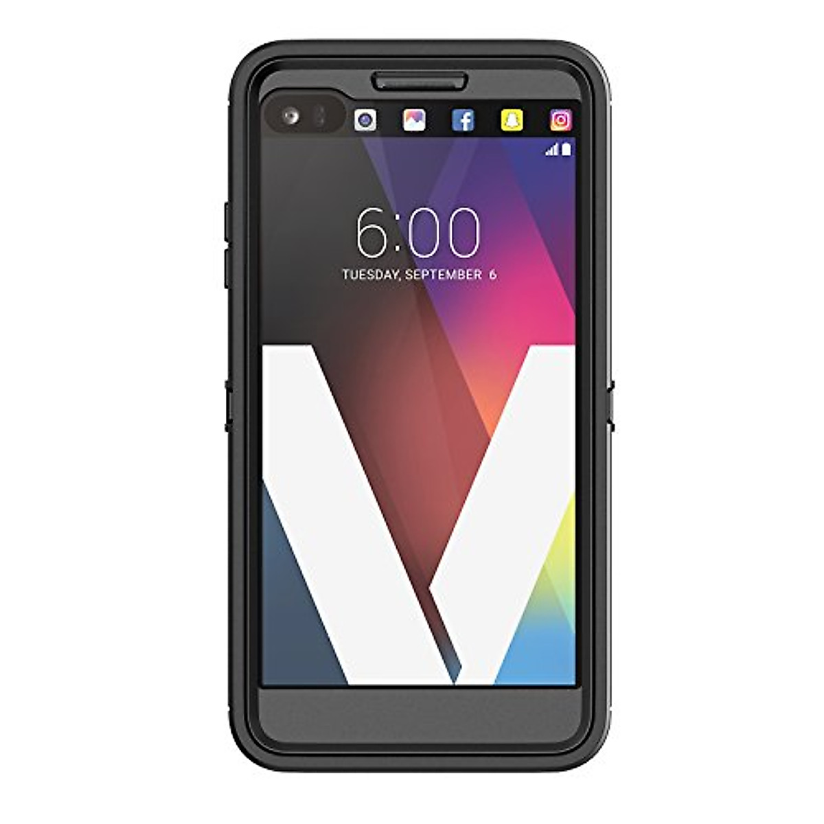 OtterBox Defender Series Case for LG V20 - Retail Packaging - Black