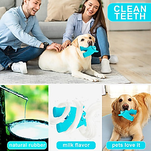 Kimpets Dog Dog Squeaky Toys,been Able to Squeeze Some Treats in and Some Licking Treats Teeth Cleaning Dog Toys for Small to Medium Size Dogs