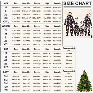 Christmas Matching Reindeer Romper Pajamas Sets for Family Holiday Soft Hooded Jumpsuit Pajamas Xmas Sleepwear for Party(C-Grey,20 Months)