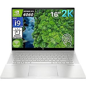 HP 2023 Newest Envy Laptop, 16" WQXGA Touchscreen, Intel Core i9-13900H(14-Core, Up to 5.4GHz), GeForce RTX 4060, 64GB DDR5 RAM, 2TB SSD, Wi-Fi 6E, Backlit Keyboard, Quad Speakers, Windows 11 Home