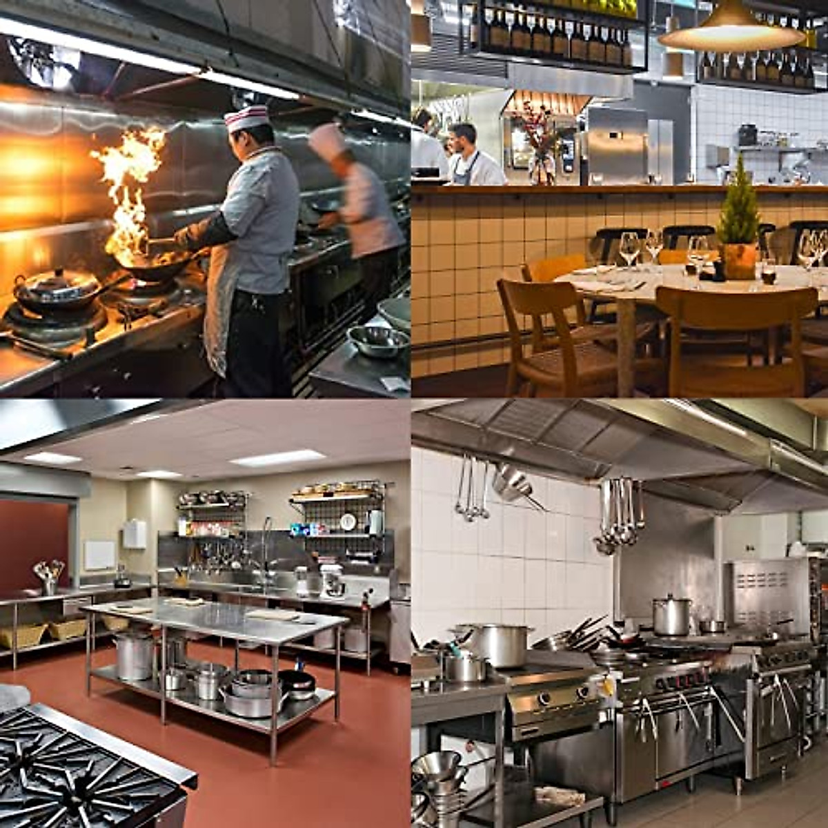 PUFYA Stainless Steel Grease Trap, Top Inlet Commercial Grease Interceptor, Under Sink Grease Trap Waste Water Oil-Water Separator, for Kitchen