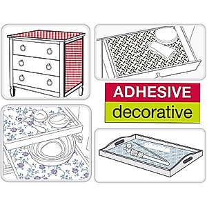 LIFAVOVY Upgrade Thickening Contact Paper Black Gold Damask Wall Paper 17.7 Inch x 32.8 FT Self Adhesive Peel and Stick Wallpaper for Kitchen Countertop Cabinet Furniture Bedroom Decor