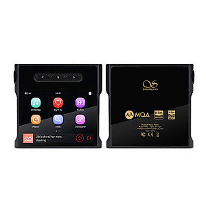 SHANLING M1s MP3 HiFi Player with Bluetooth 5.0, ES903802M Digital Audio Player, Portable Lossless Mp3 Player with Full Touch Screen for Audiophile (Black)
