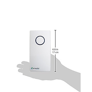 Germ Guardian GG1100W 7” Pluggable Small Air Purifier, Small Room Wall Air Sanitizer, Freshens Air, UV-C Light Kills Germs, Reduces Odors from Pets, Cooking, Mold, GermGuardian, 1-Yr Wty (White)