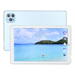 10.1 Inch 2 in 1 Tablet with 5G WiFi and 11.0, GPS, FM, Office Tablet, 4GB RAM, 64GB ROM, Keyboard Mouse (US Plug)