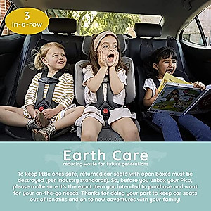 WAYB Pico Travel Car Seat with Premium Carrying Bag- Lightweight, Portable, Foldable - Perfect for Airplanes, Rideshares, and Road Trips - Forward Facing for Kids 22-50 lbs. and 30-45”