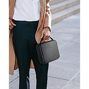 4in1 Carry Case for Insta360 One X2, Includes Lens Cap, Three Lens Guards and Black Rubber Sleeve Case and Lanyard, Compatible for Insta360 Bullet Time Handle