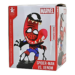 DIAMOND SELECT TOYS Marvel Animated Venom & Spider-Man Statue,Multicolor,5 inches