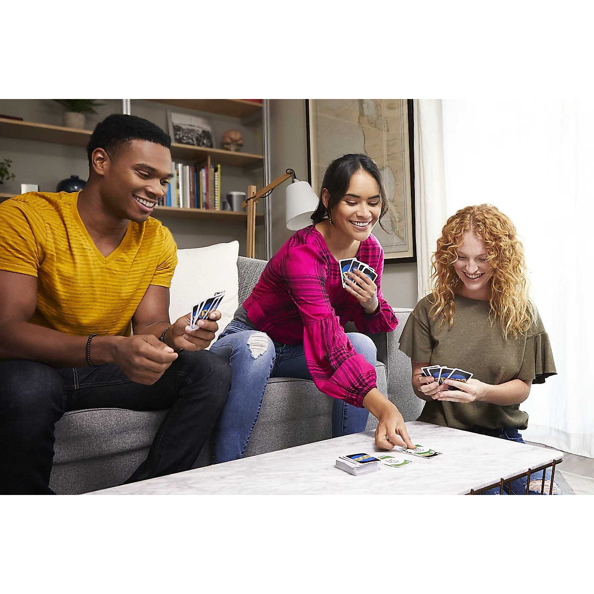 Mattel Games DOS Family Card Game, From the Makers of UNO, with 108 Cards, Makes a Great Game for 7 Year Olds and Up