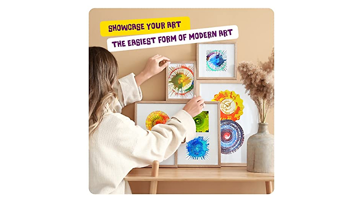 Spin Art Machine Kit for Creative Kids - Fun Gift Idea