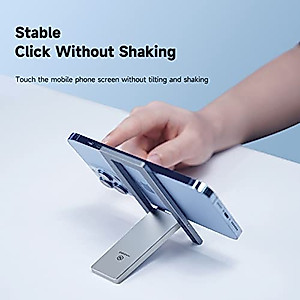 Hagibis Cell Phone Stand for Desk, Foldable Aluminum Phone Holder, Ultra Slim Portable Travel Office Adjustable Mount for iPhone 14 13 12 11 Pro Max X SE XR 8 Plus Samsung Galaxy iPad Mini