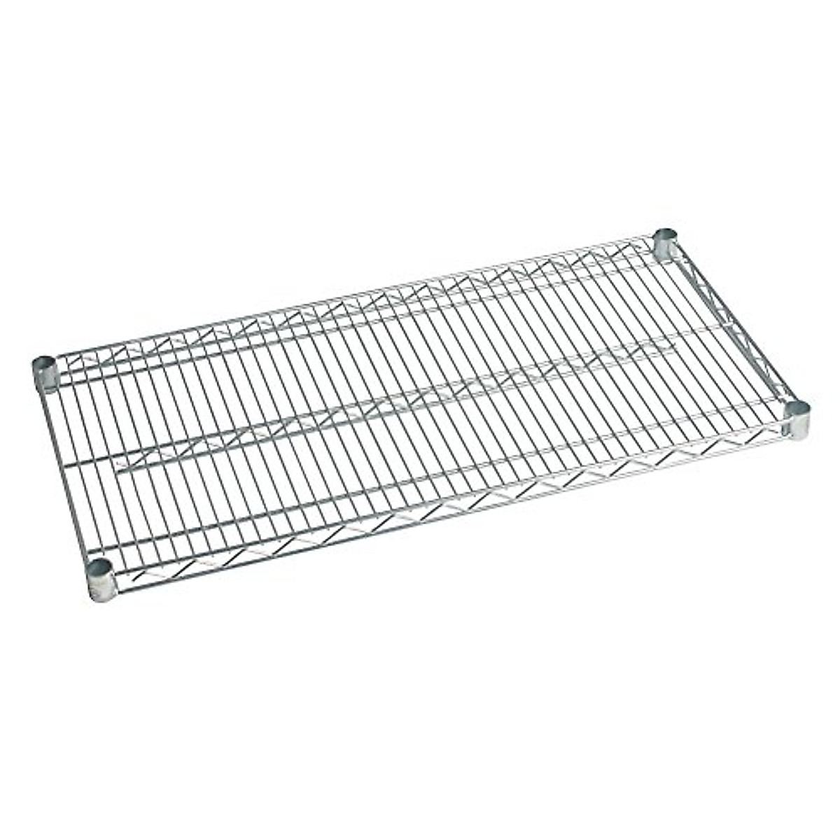 Omega 30" Deep x 60" Wide x 80" High 4 Tier Stainless Steel Wire Mobile Shelving Unit with 1200 lb Capacity