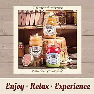 Our Own Candle Company Peppermint Eucalyptus Scented 13 Ounce Mason Jar Candle